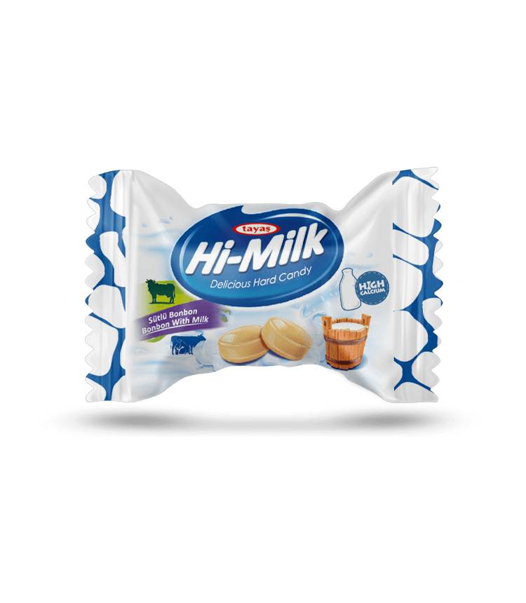Hi-Milk – Sütlü Sert Şeker - Tayaş Gıda